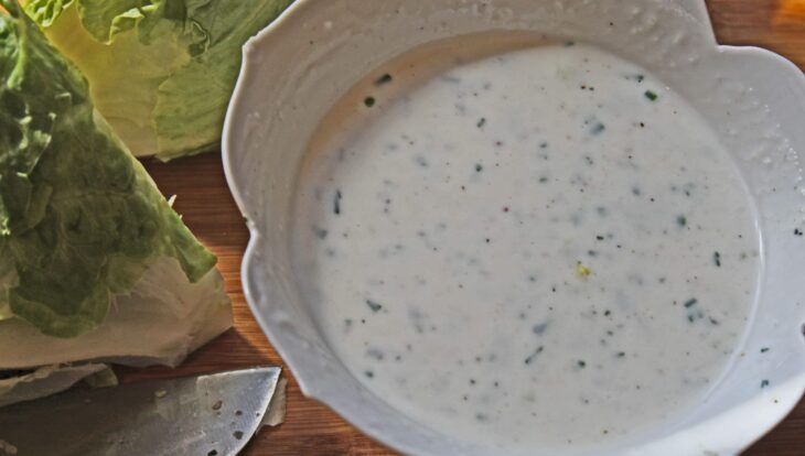 Low-Fat Ranch Dressing (Homemade) - Cooking for Keeps