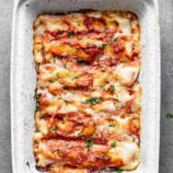Meat Cannelloni with Creamy Tomato Béchamel - Cooking for Keeps