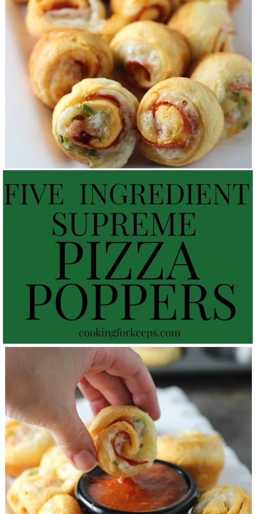 Pizza Pinwheel Poppers