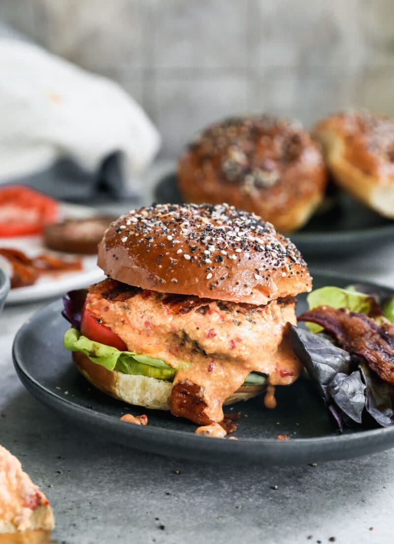 Pimento Cheese Burgers - Cooking for Keeps