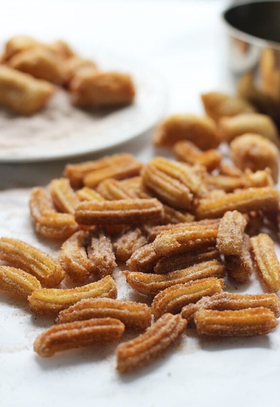 Brown Butter Churro Fries with Three Minute Salted Brown Butter Caramel ...
