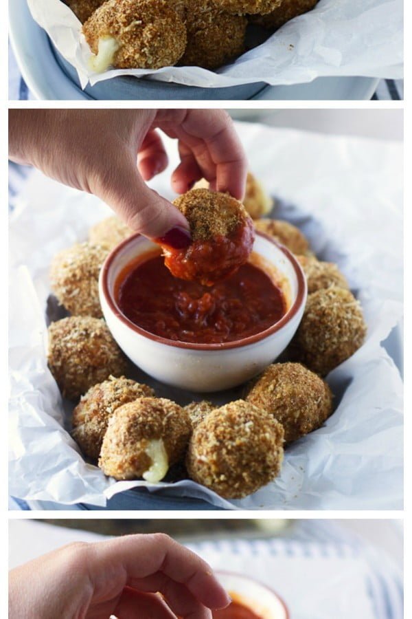 Baked Chicken Parmesan Poppers - Cooking for Keeps