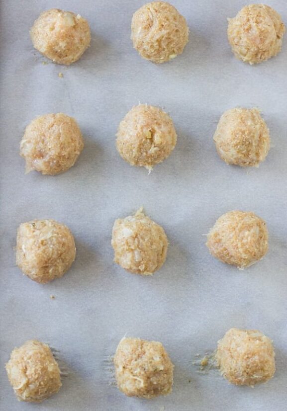 Baked Chicken Parmesan Poppers - Cooking for Keeps