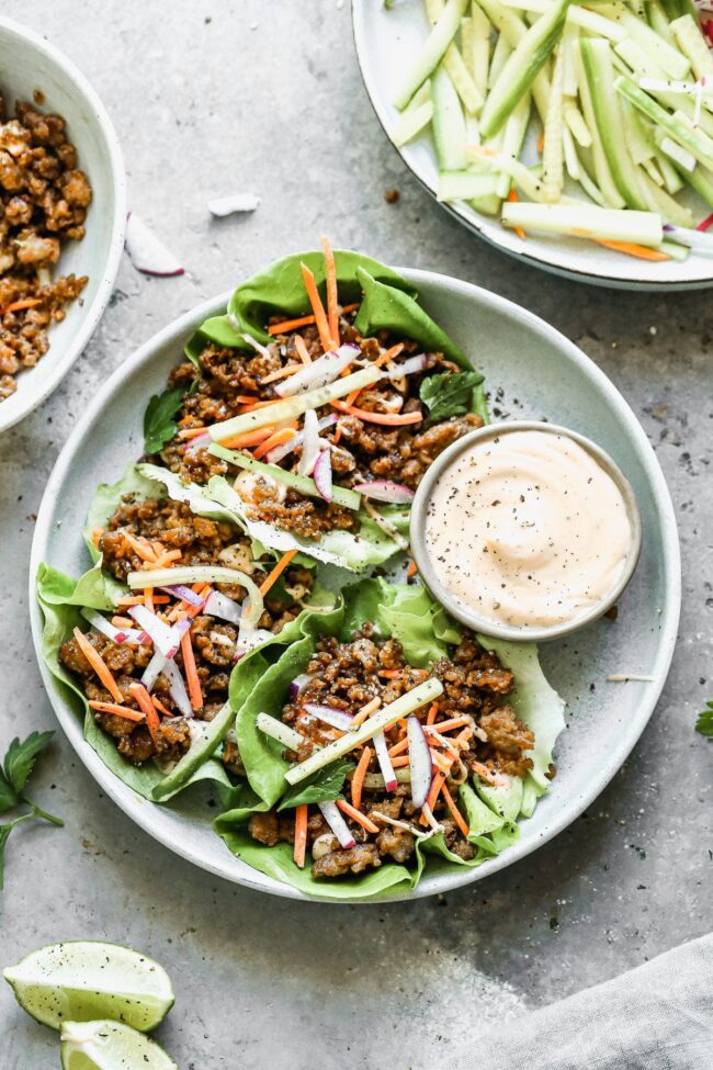 Banh Mi Vietnamese Lettuce Wraps - Cooking for Keeps