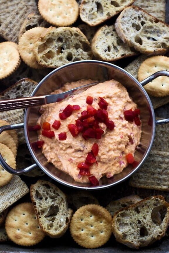 Lightened-Up Chipotle Pimento Cheese Dip - Cooking for Keeps