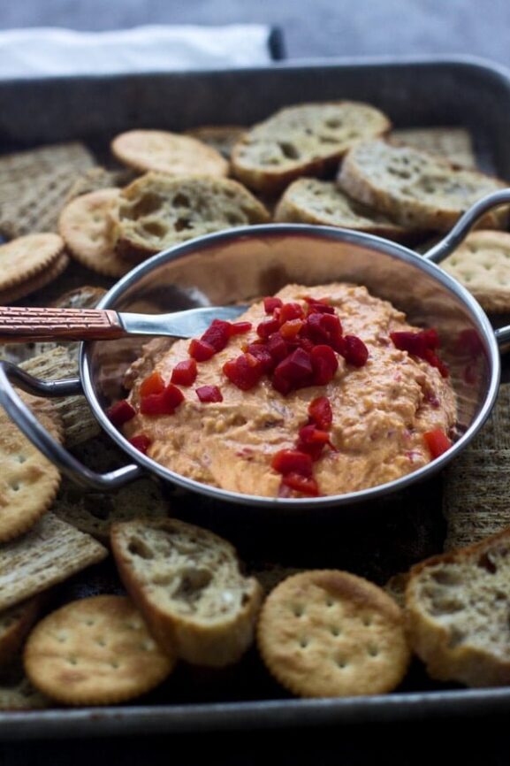 Lightened-Up Chipotle Pimento Cheese Dip - Cooking for Keeps