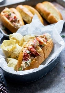 Lobster Salad Rolls with Tarragon and Lemon - Cooking for Keeps
