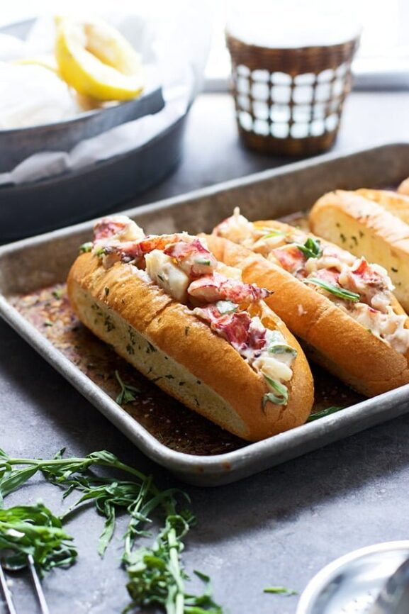 Lobster Salad Rolls with Tarragon and Lemon - Cooking for Keeps