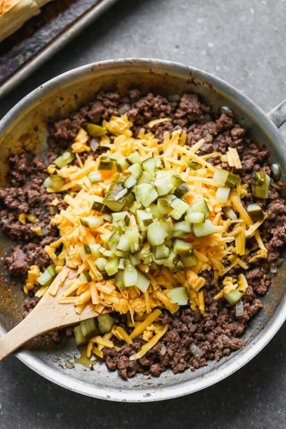 Baked Cheeseburger Sliders - Cooking for Keeps