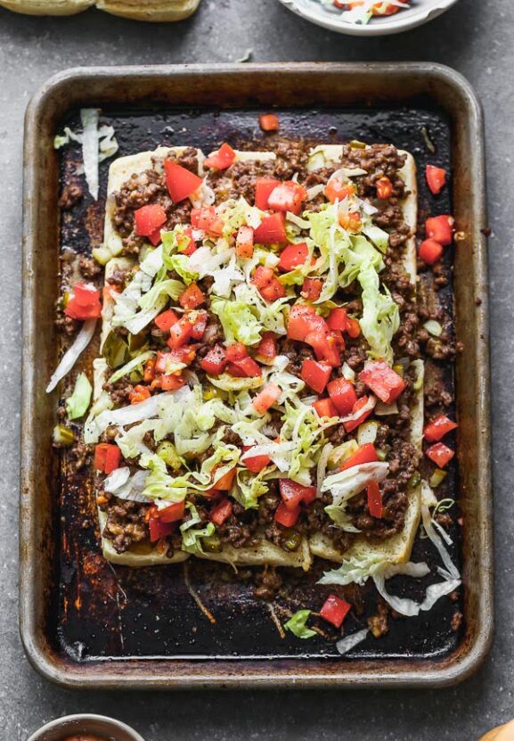 Baked Cheeseburger Sliders - Cooking for Keeps