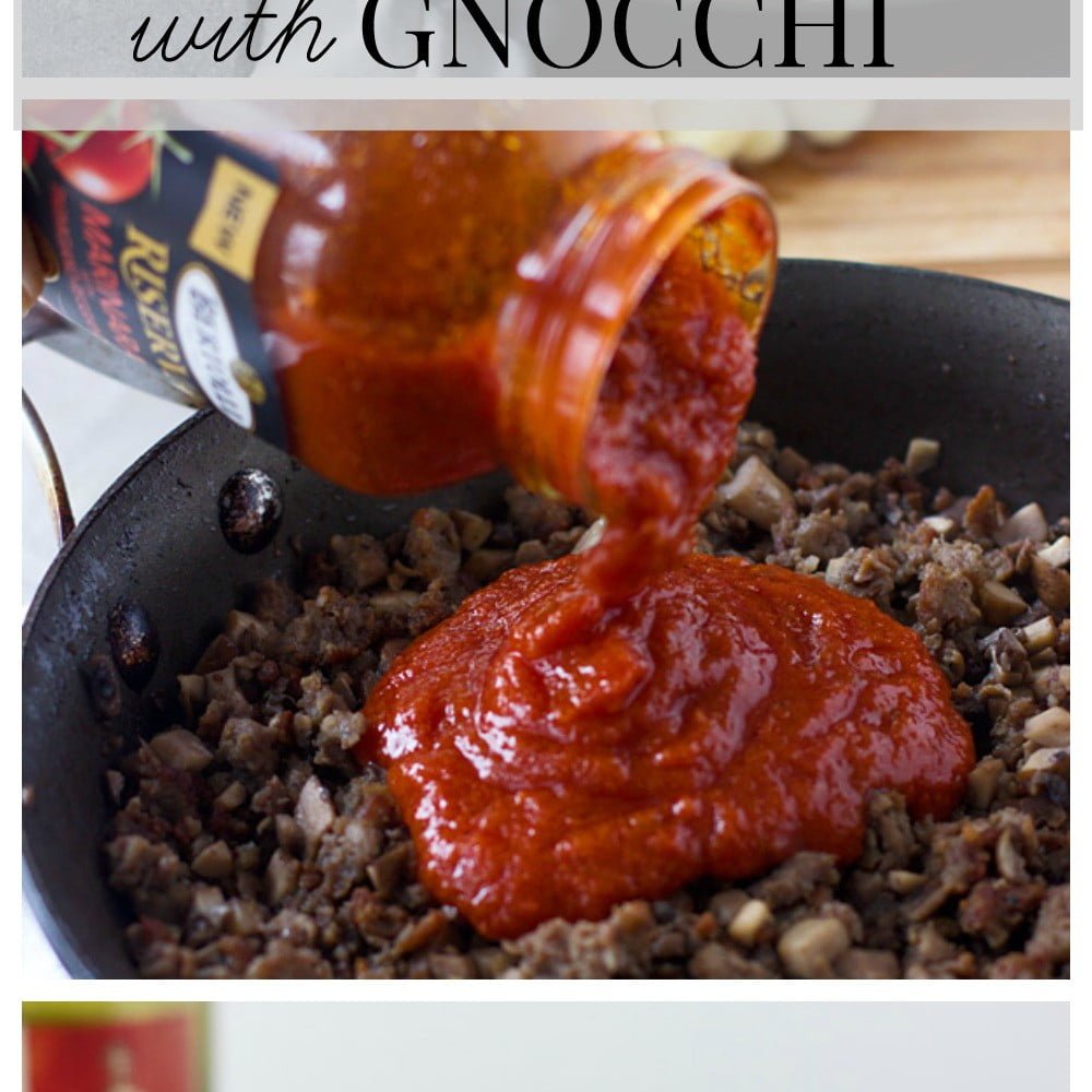 Easy Italian Sausage and Mushroom Ragu with Gnocchi - Cooking for Keeps