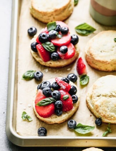 Easy Mini Strawberry Shortcakes with Whipped Cream