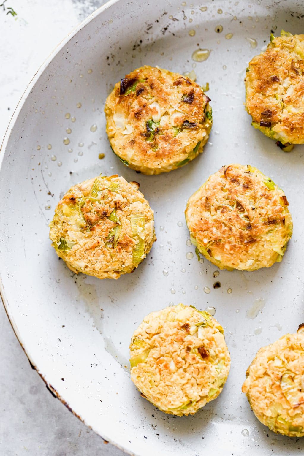 Crispy Baked Lemon Chickpea Cakes - Cooking for Keeps