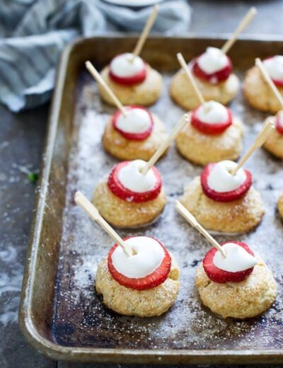 Mini Strawberry Custard Tarts - Cooking for Keeps