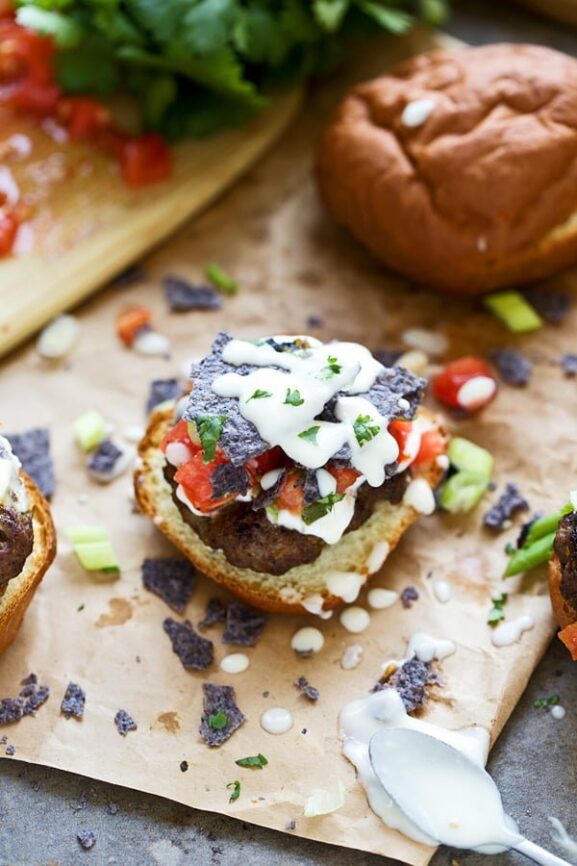 Loaded Nacho Sliders - Cooking for Keeps