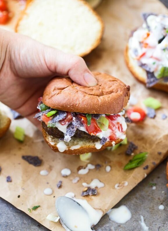 Loaded Nacho Sliders - Cooking for Keeps