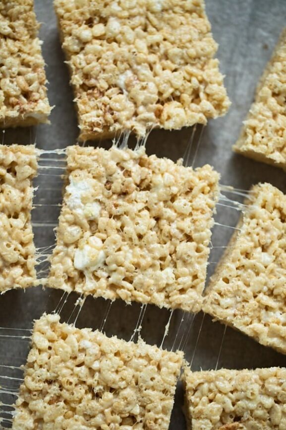 Brown Butter Rice Krispie Treats - Cooking for Keeps