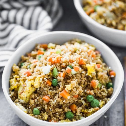 Quinoa Fried "Rice" - Cooking for Keeps