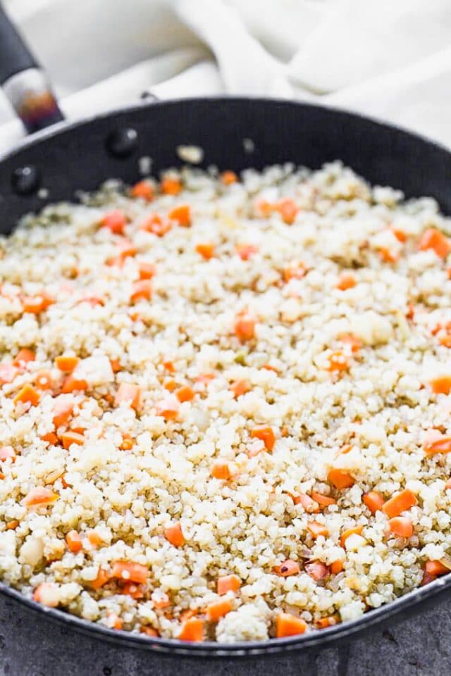 Quinoa Fried "Rice" - Cooking for Keeps