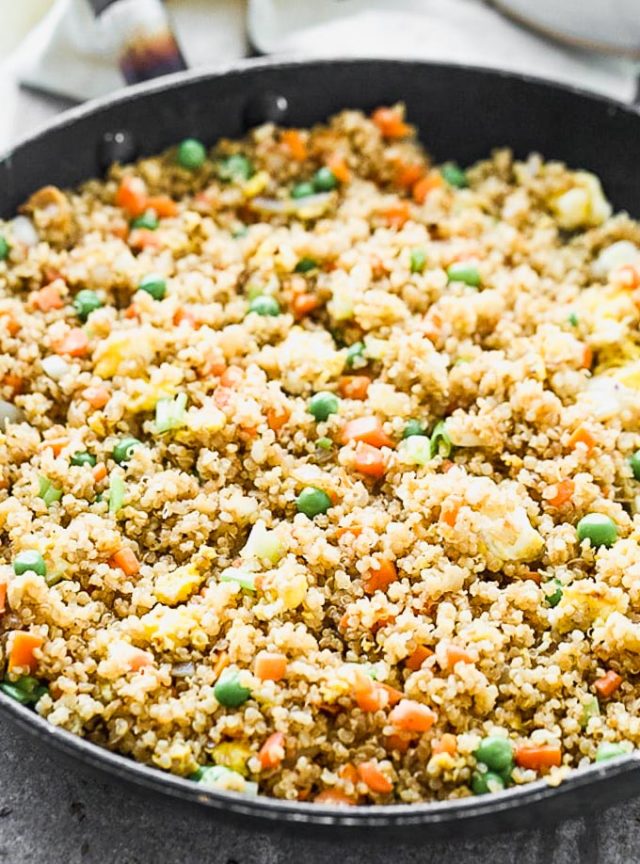 Quinoa Fried "Rice" - Cooking for Keeps