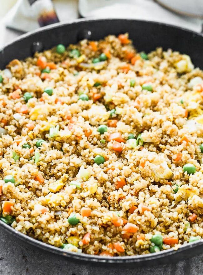 Quinoa Fried "Rice" - Cooking for Keeps