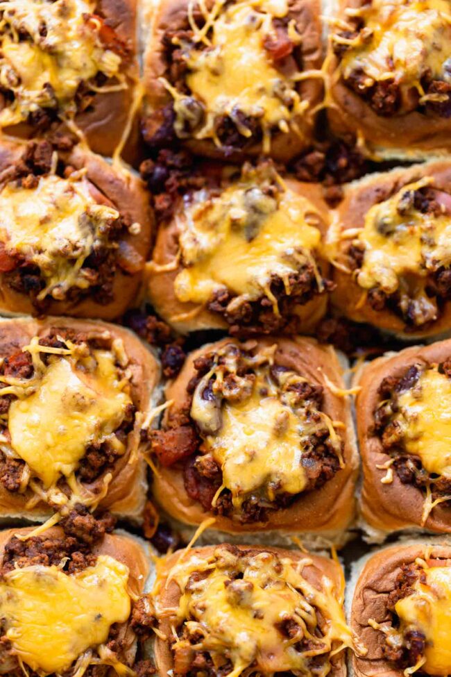 Mini Chili Cheese Dogs - Cooking for Keeps