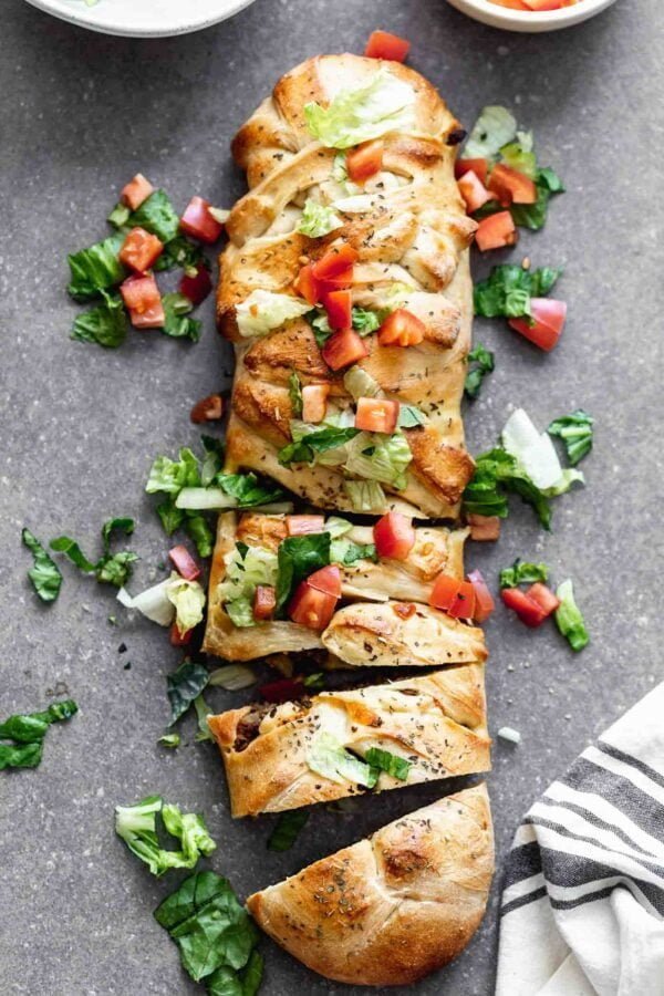 Cheeseburger Stromboli - Cooking for Keeps