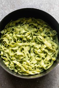 Creamy Roasted Poblano Pasta - Cooking for Keeps