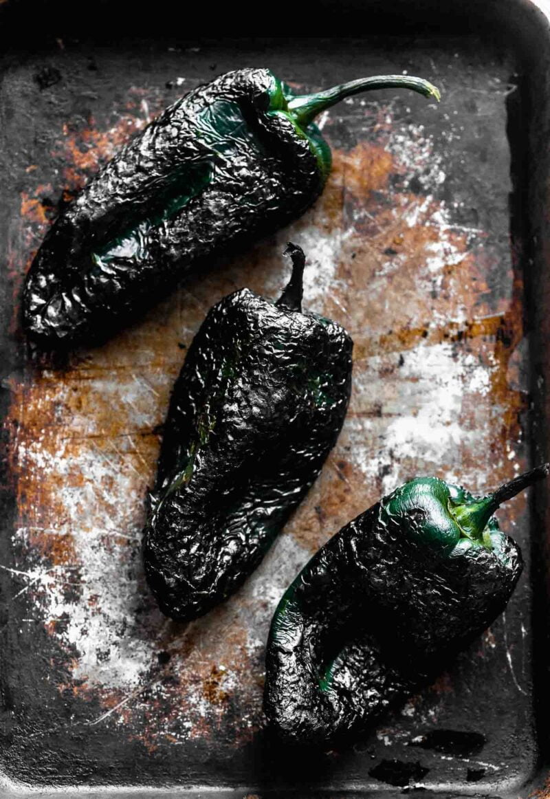 Creamy Roasted Poblano Pasta - Cooking for Keeps