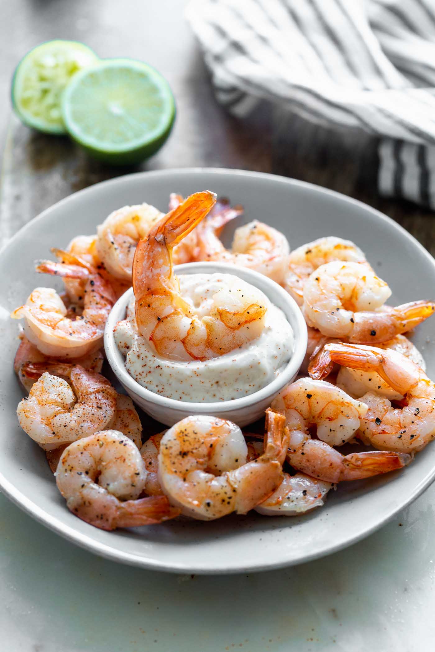 Roasted Shrimp Cocktail with Chipotle Aioli - Cooking for Keeps