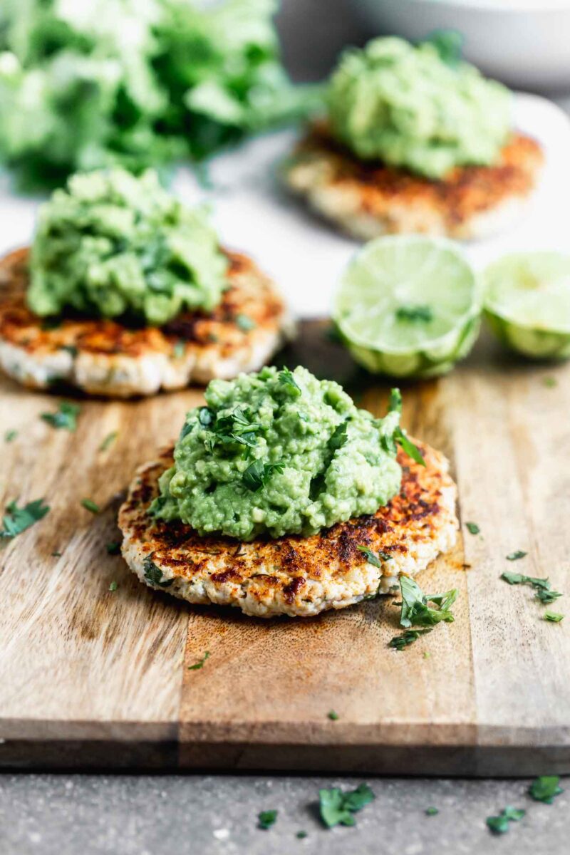 5-Ingredient Blackened Cilantro Lime Chicken Burgers - Cooking for Keeps
