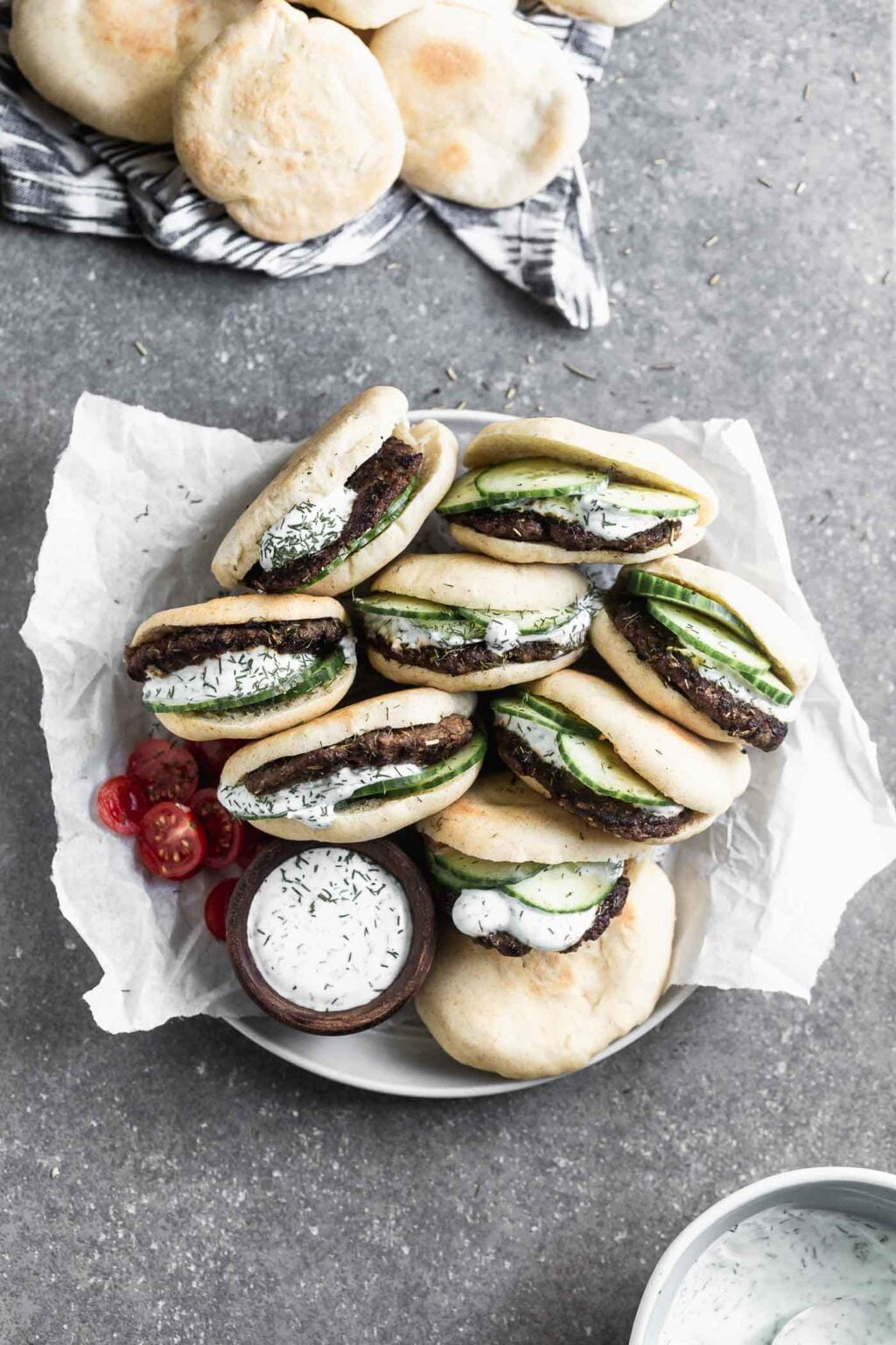 Lamb Sliders with Dill Greek Yogurt - Cooking for Keeps