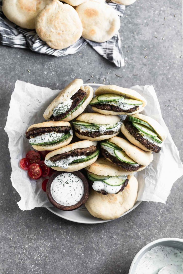 Lamb Sliders with Dill Greek Yogurt - Cooking for Keeps