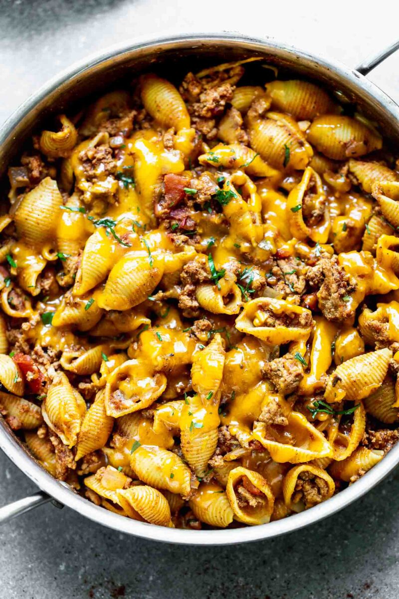 One Pot Turkey Mexican Pasta - Cooking for Keeps
