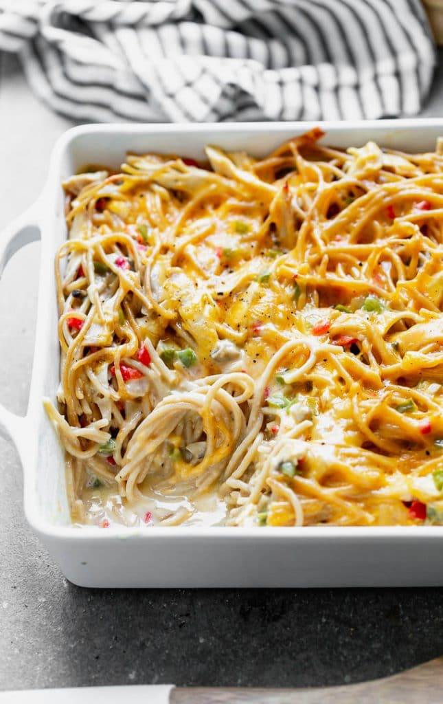 Healthy Chicken Spaghetti - Cooking for Keeps