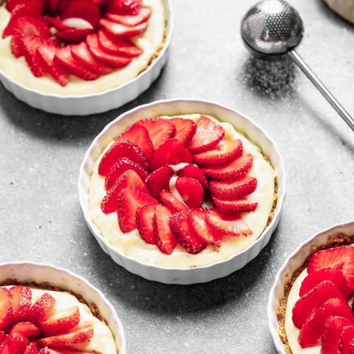 Mini Strawberry Custard Tarts - Cooking for Keeps
