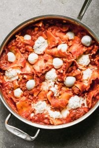 One Pot Deconstructed Lasagna - Cooking for Keeps