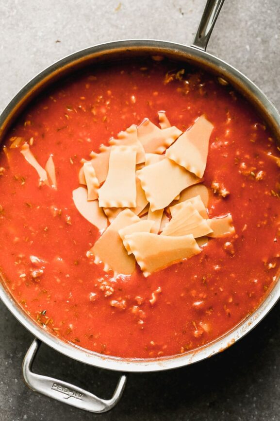 One Pot Deconstructed Lasagna - Cooking for Keeps