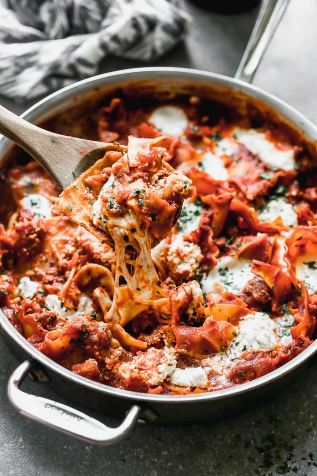 One Pot Deconstructed Lasagna - Cooking for Keeps