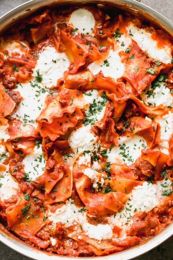 One Pot Deconstructed Lasagna - Cooking for Keeps