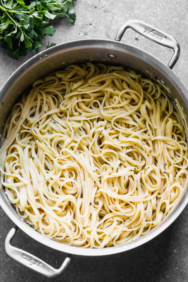 5-Ingredient Pasta Limone - Cooking for Keeps