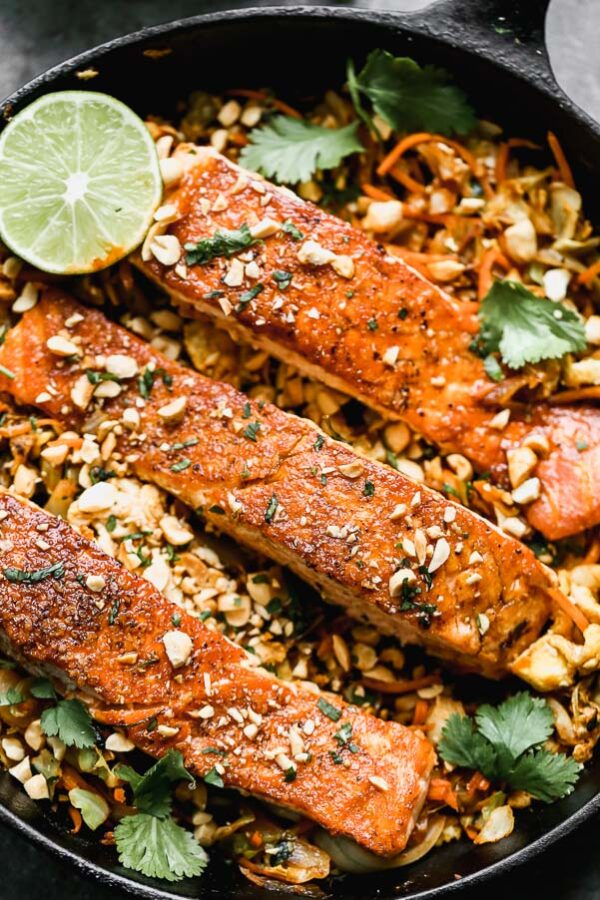 Pad Thai Salmon - Cooking for Keeps