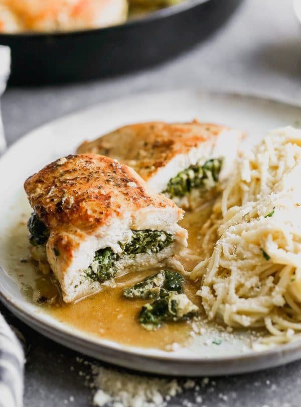 Spinach and Feta Stuffed Chicken - Cooking for Keeps