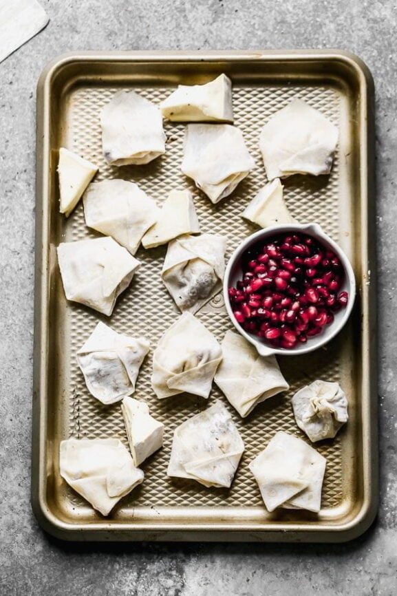 Crispy Potsticker Brie Bites (5 Ingredients!) - Cooking for Keeps