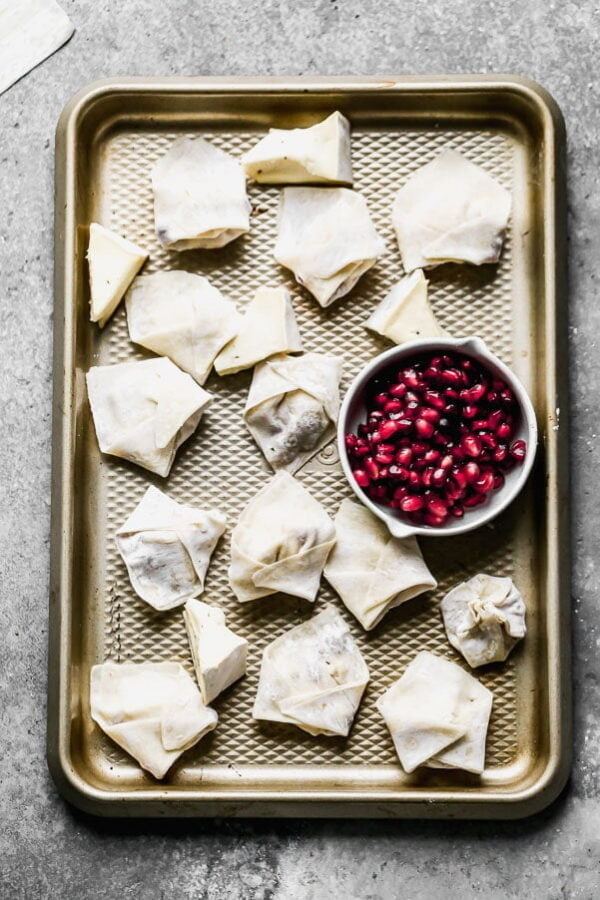 Crispy Potsticker Brie Bites (5 Ingredients!) - Cooking for Keeps