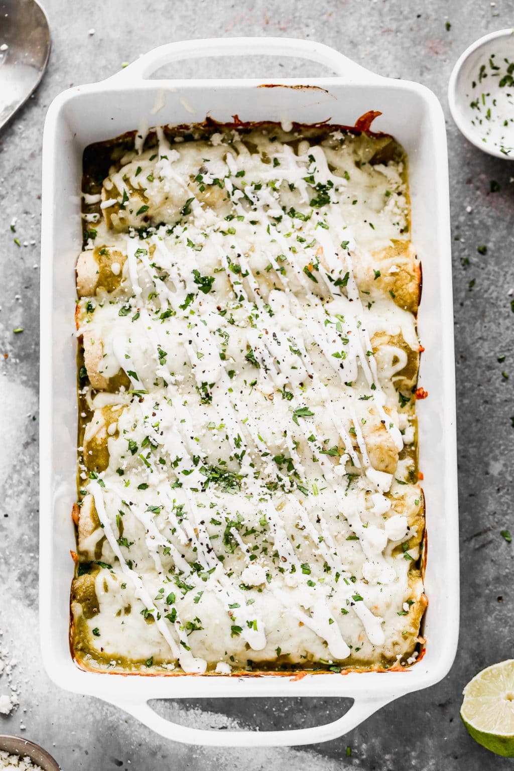 Enchiladas Verdes - Cooking for Keeps