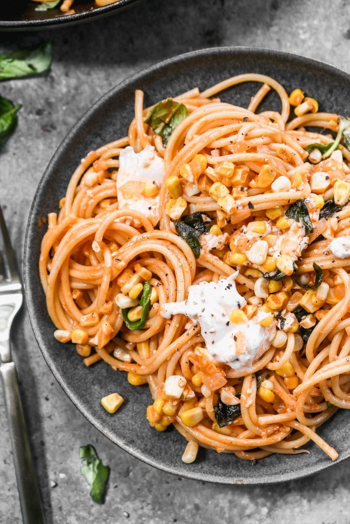 Summery Burrata Pasta - Cooking for Keeps