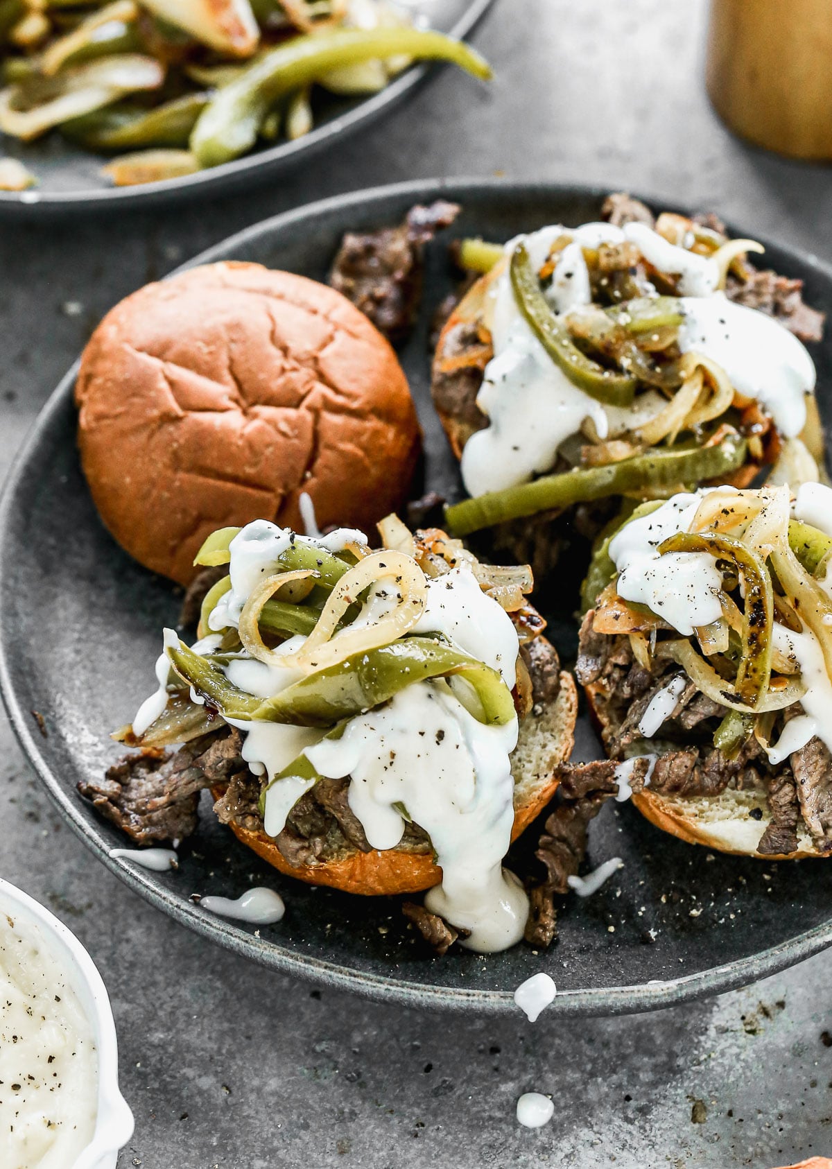 Philly Cheesesteak Sliders - Cooking for Keeps