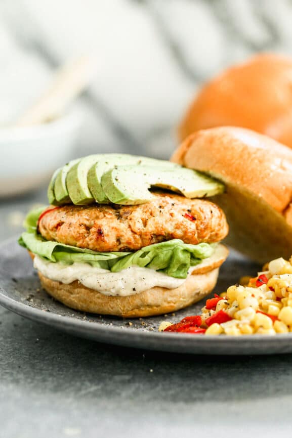 Air Fryer Chicken Burgers - Cooking for Keeps