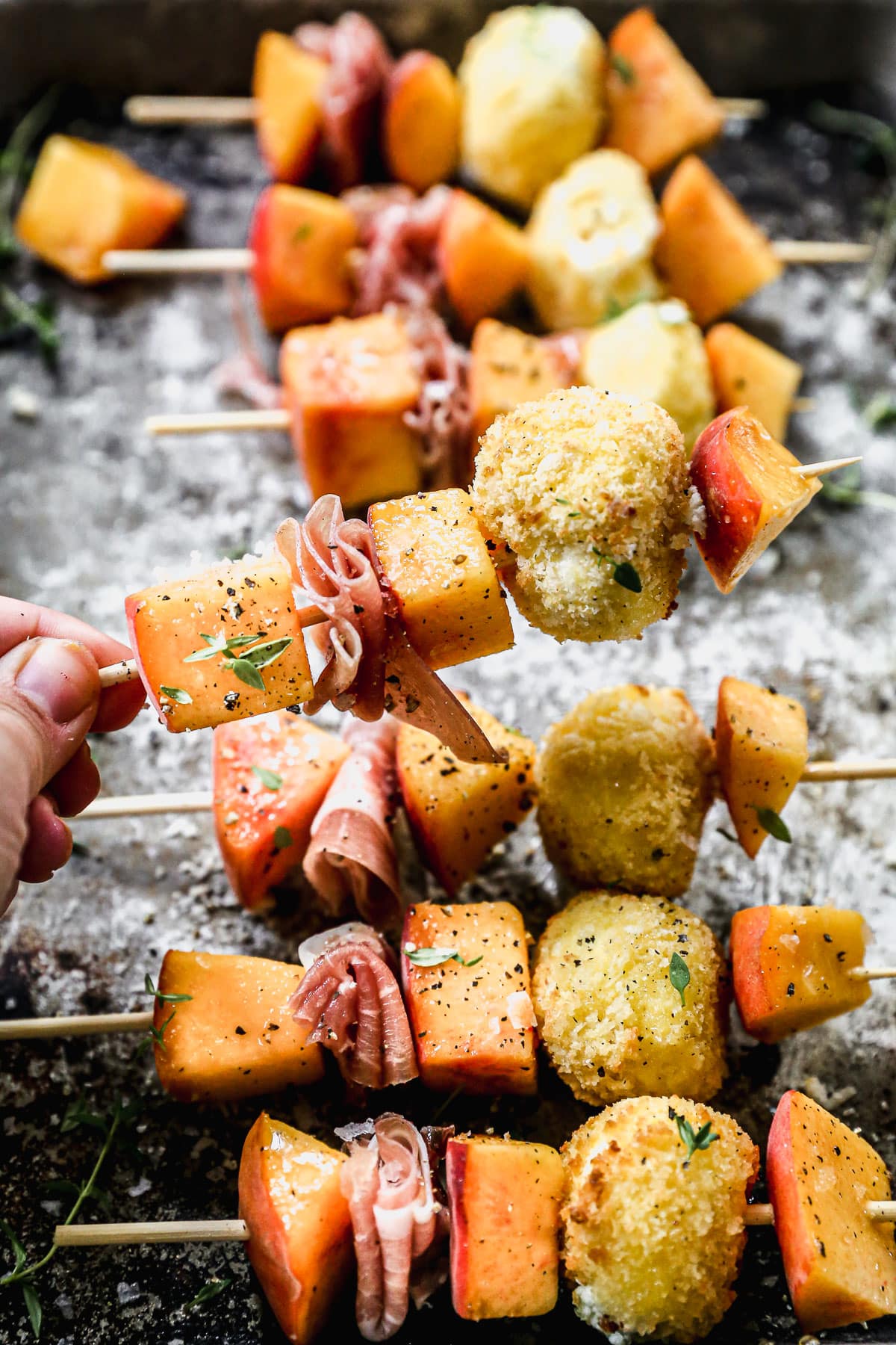 Goat Cheese Caprese Skewers - Cooking for Keeps